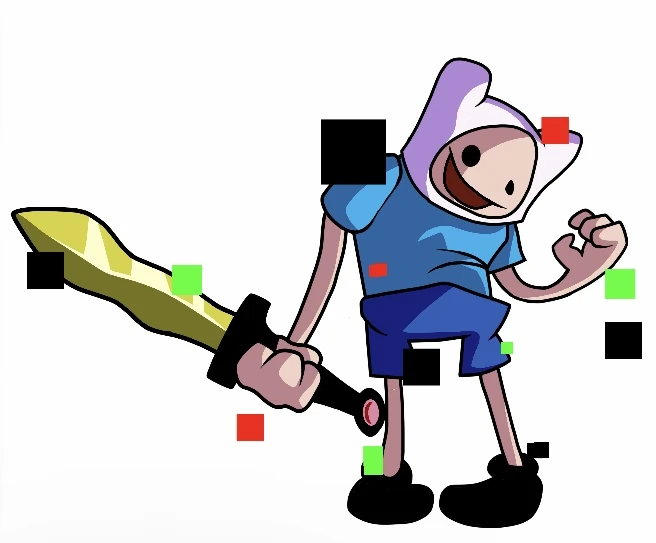 Mid Pibby Finn over Pibby Apocalypse Finn | Fandom