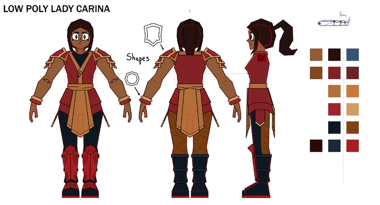 Low Poly Lady Carina! | Fandom