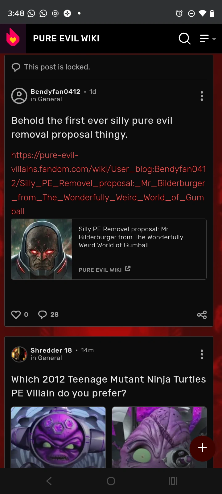 Someone tried to eliminate someone I proposed | Fandom