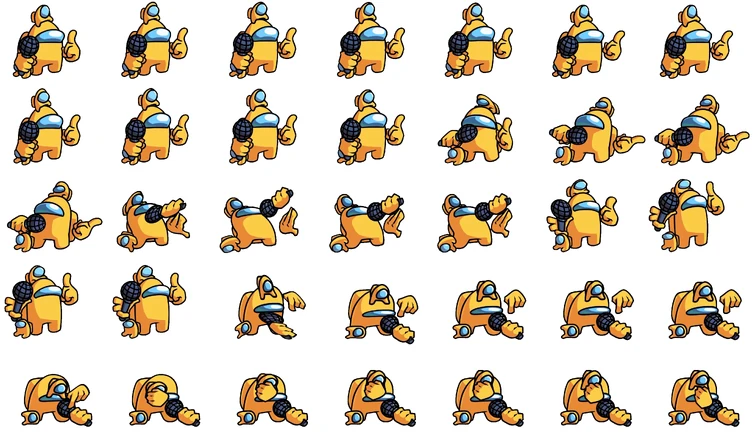 fanmade yellow spritesheet | Fandom