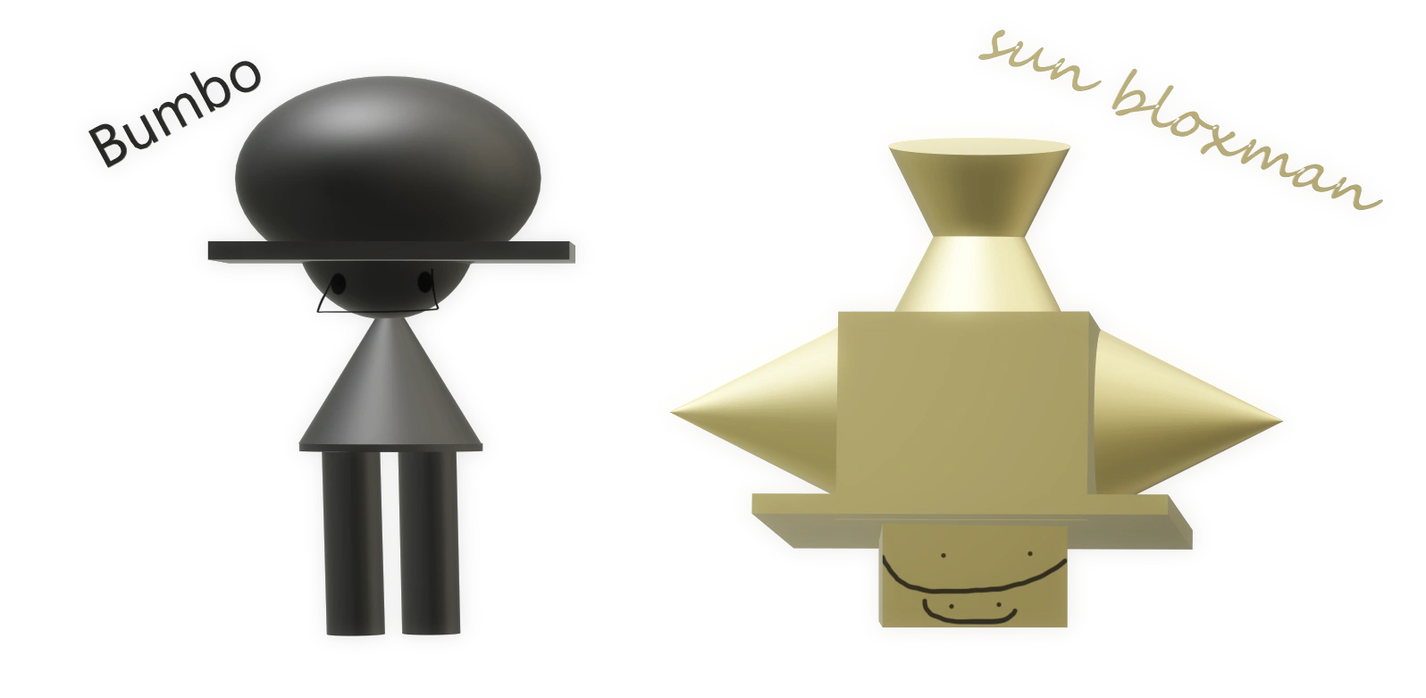 two new guys. Bumbo is an exbungosona and sun blox man is a blox man ...