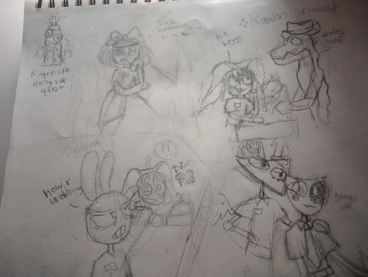 Sketches I made on the Tadc ep4 | Fandom