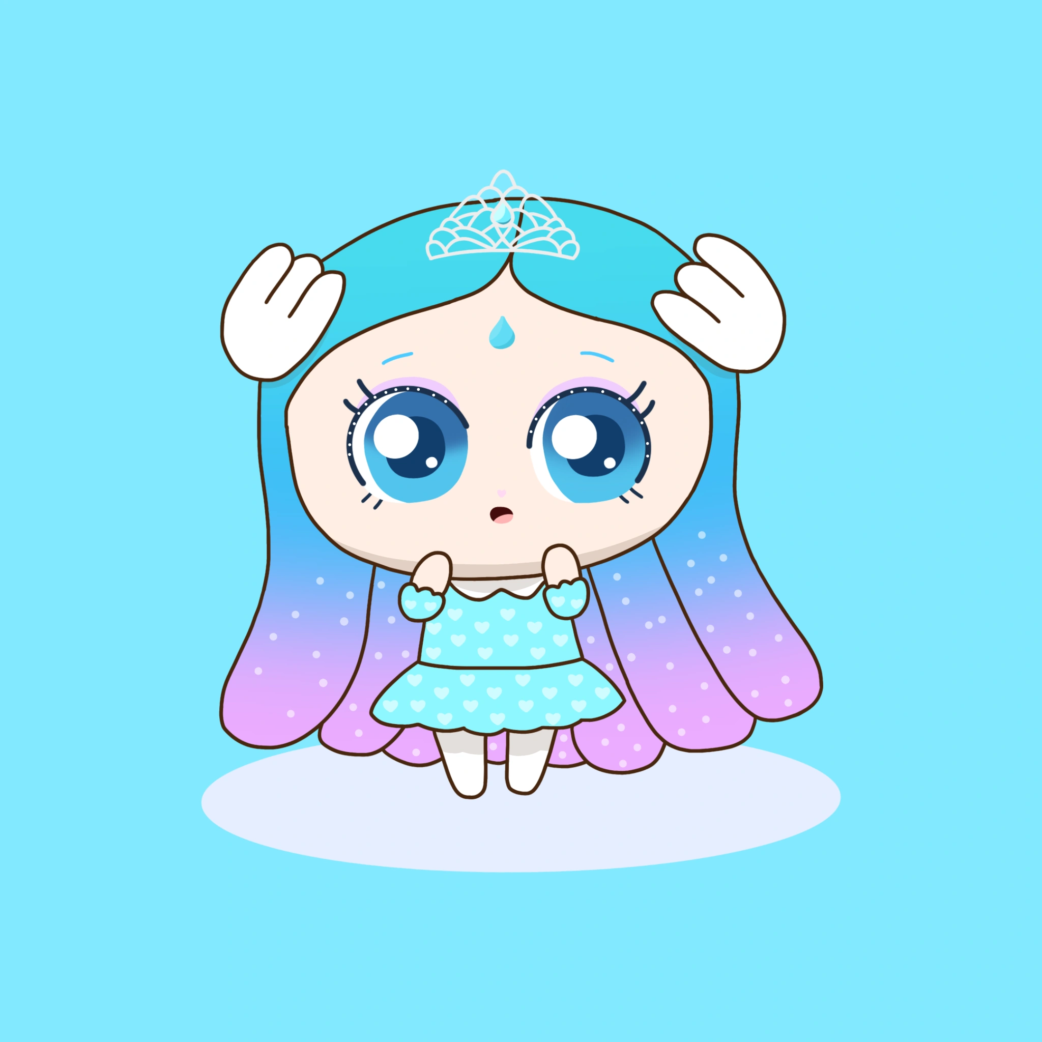 Graceping with her blue dress! | Fandom