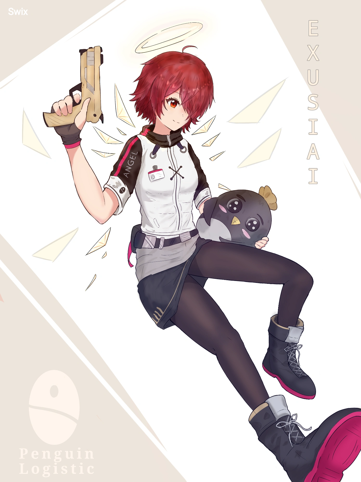 Tried drawing Exusiai | Fandom