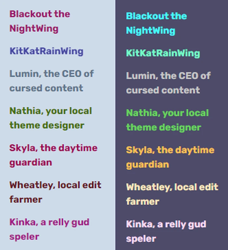 Admin Color Voting (examples in comments) | Fandom