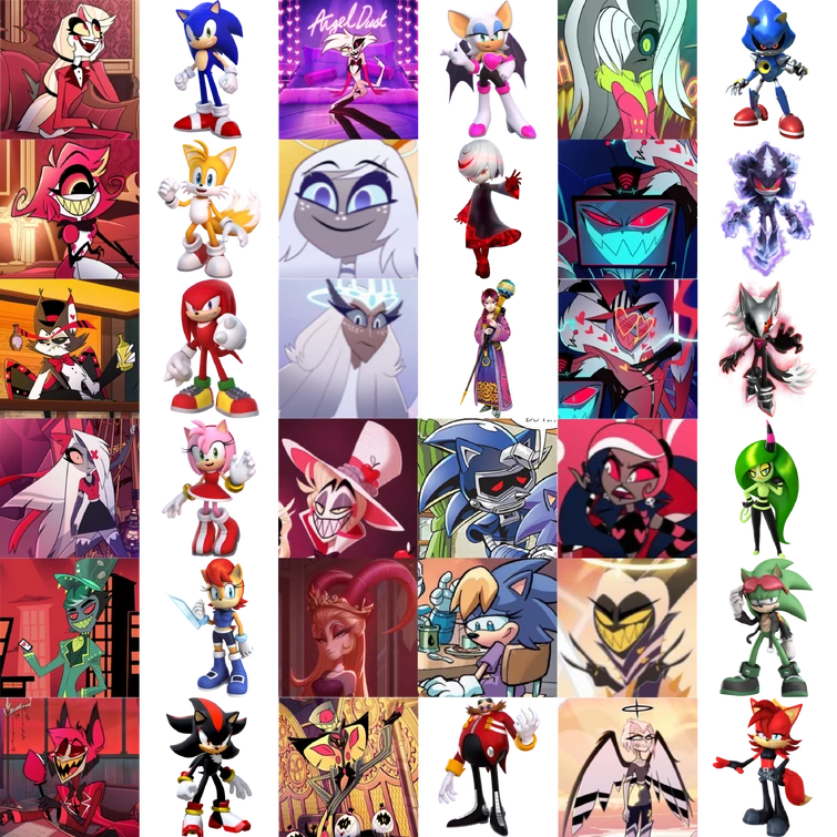 Sonic characters as Hazbin Hotel characters | Fandom