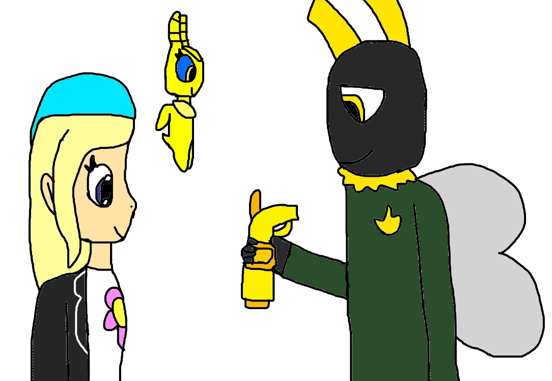 A soldier bee with Zoe and Pollen 🐝 | Fandom