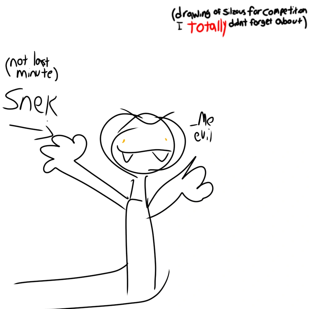 LOOK AT MY FABULOUS SILZOUS DRAWING 1!1!1!!1!!1!!1!1! | Fandom