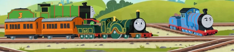 Emily, Henry, and Edward in the countryside | Fandom