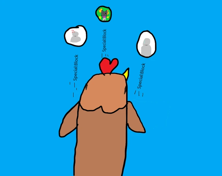 Cluckster's PFP, sideways | Fandom
