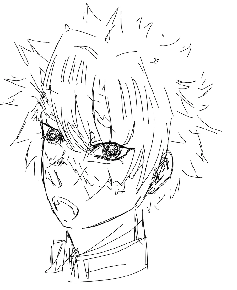 I'm just one of those people who like to draw Sanemi smiling. | Fandom