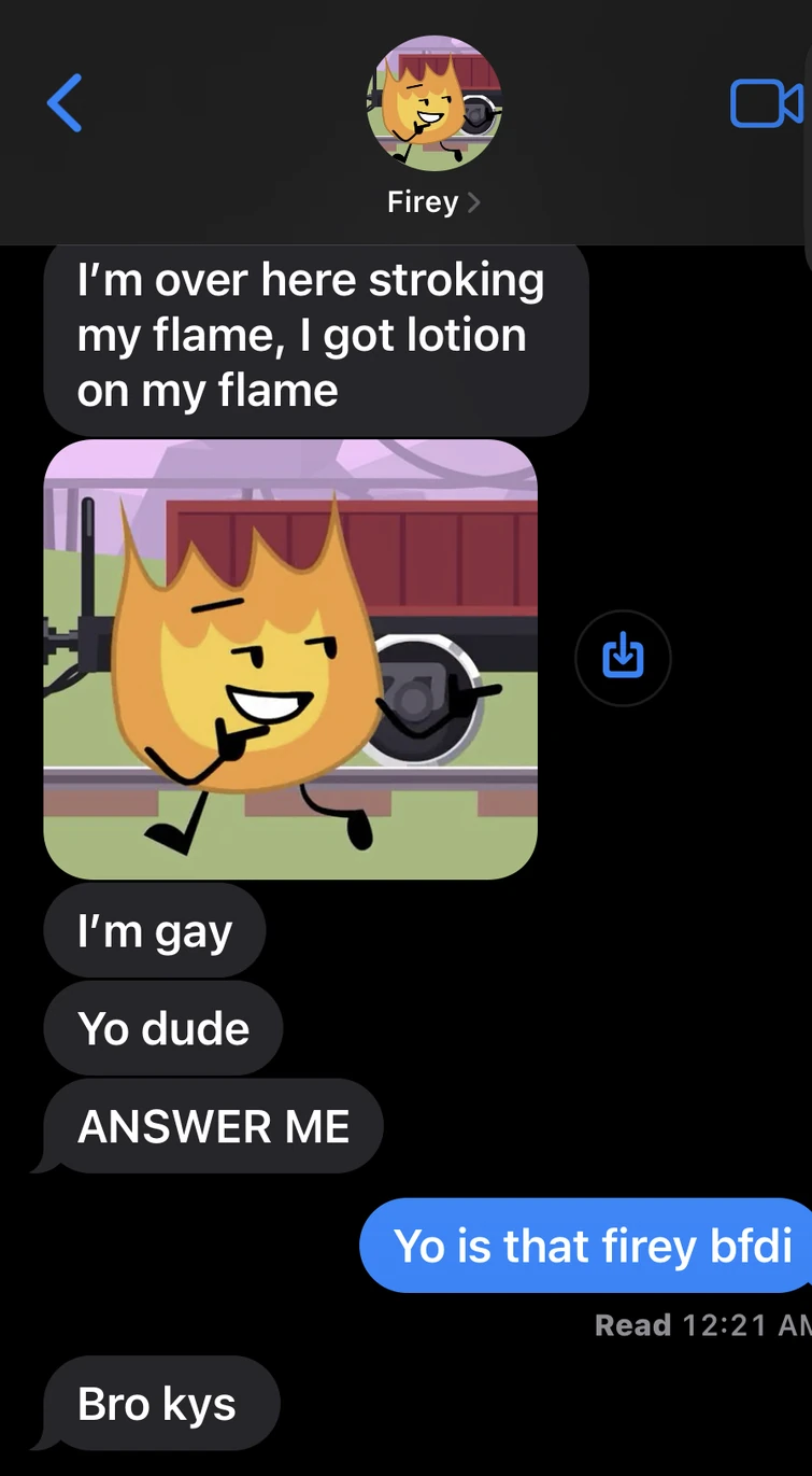 YOO ITS FIREY FROM BFDI | Fandom