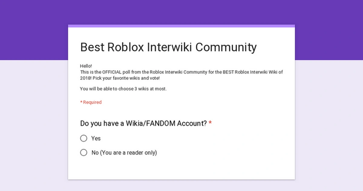 Best Roblox Interwiki poll thing | Fandom