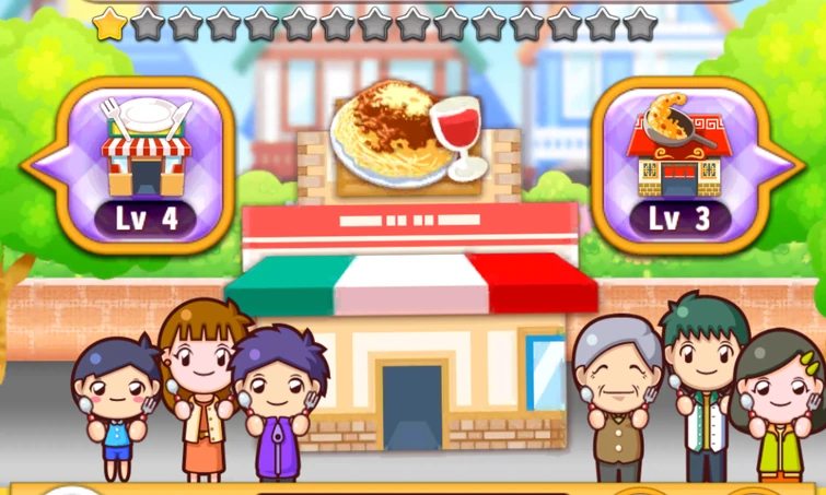 I upgraded my spaghetti restaurant in my cooking mama app! | Fandom