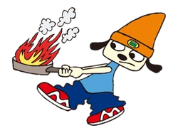 Can we all start drawing our OCs as the stupid parappa line stickers ...