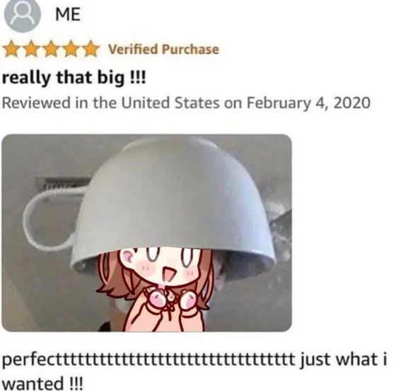 Minori with a comically large cup on her head | Fandom