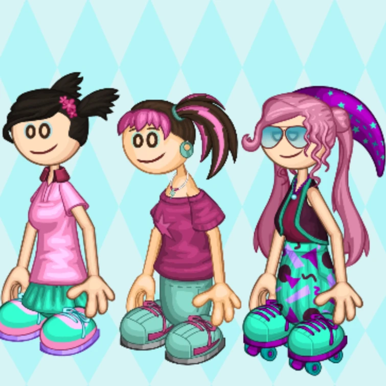 Papa Louie and Mindy evolution lines | Fandom