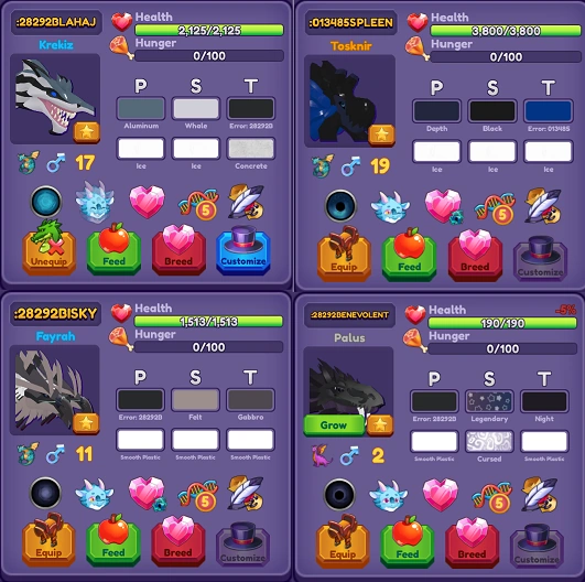 trading error colors | Fandom