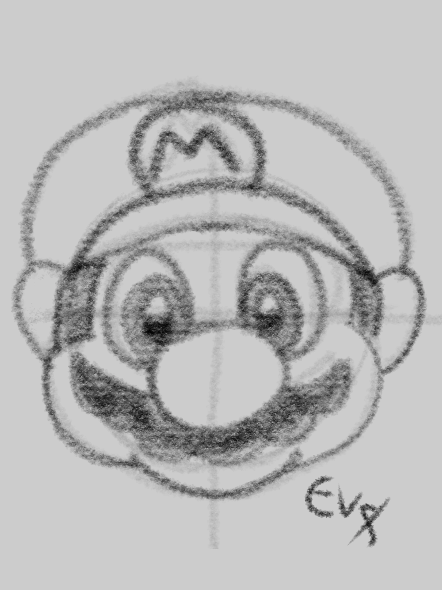 My simple sketch of Mario | Fandom
