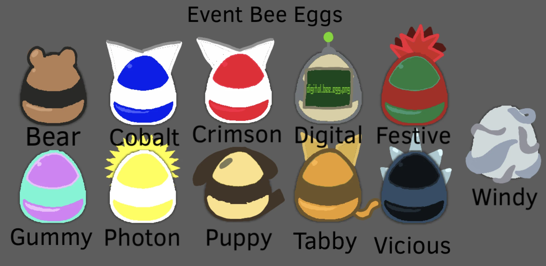 If Event Bees had Custom Egg Designs | Fandom