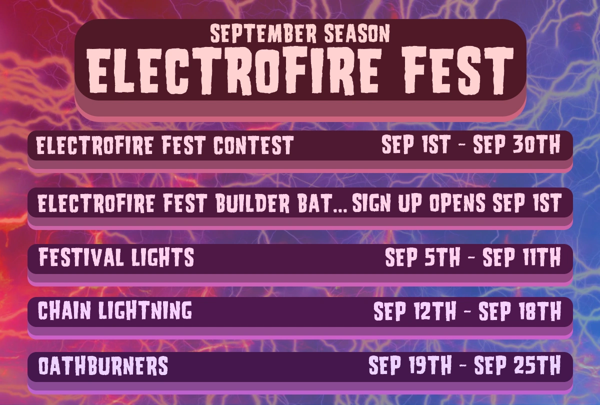 ELECTROFIRE FEST - SEPTEMBER SEASON | Fandom