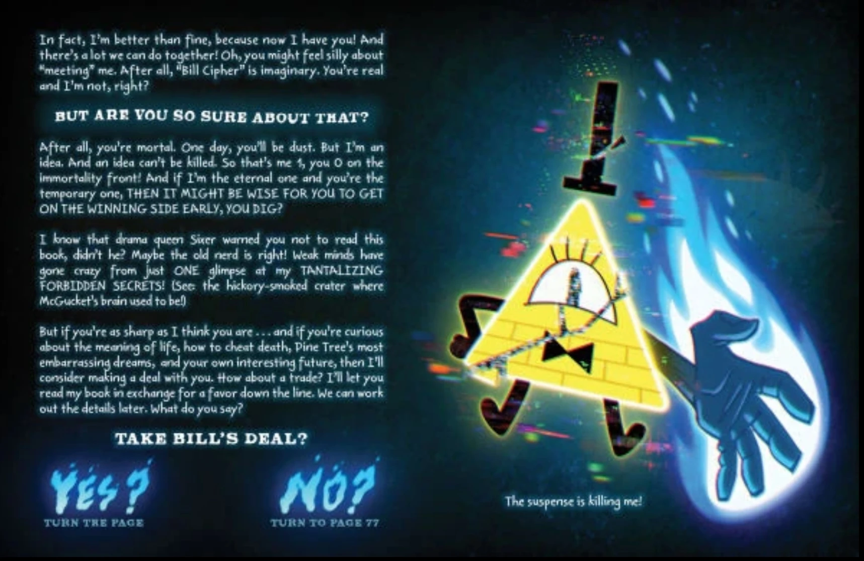 ..but where did the static come from? BOOK OF BILL PAGE SPOILERS ...