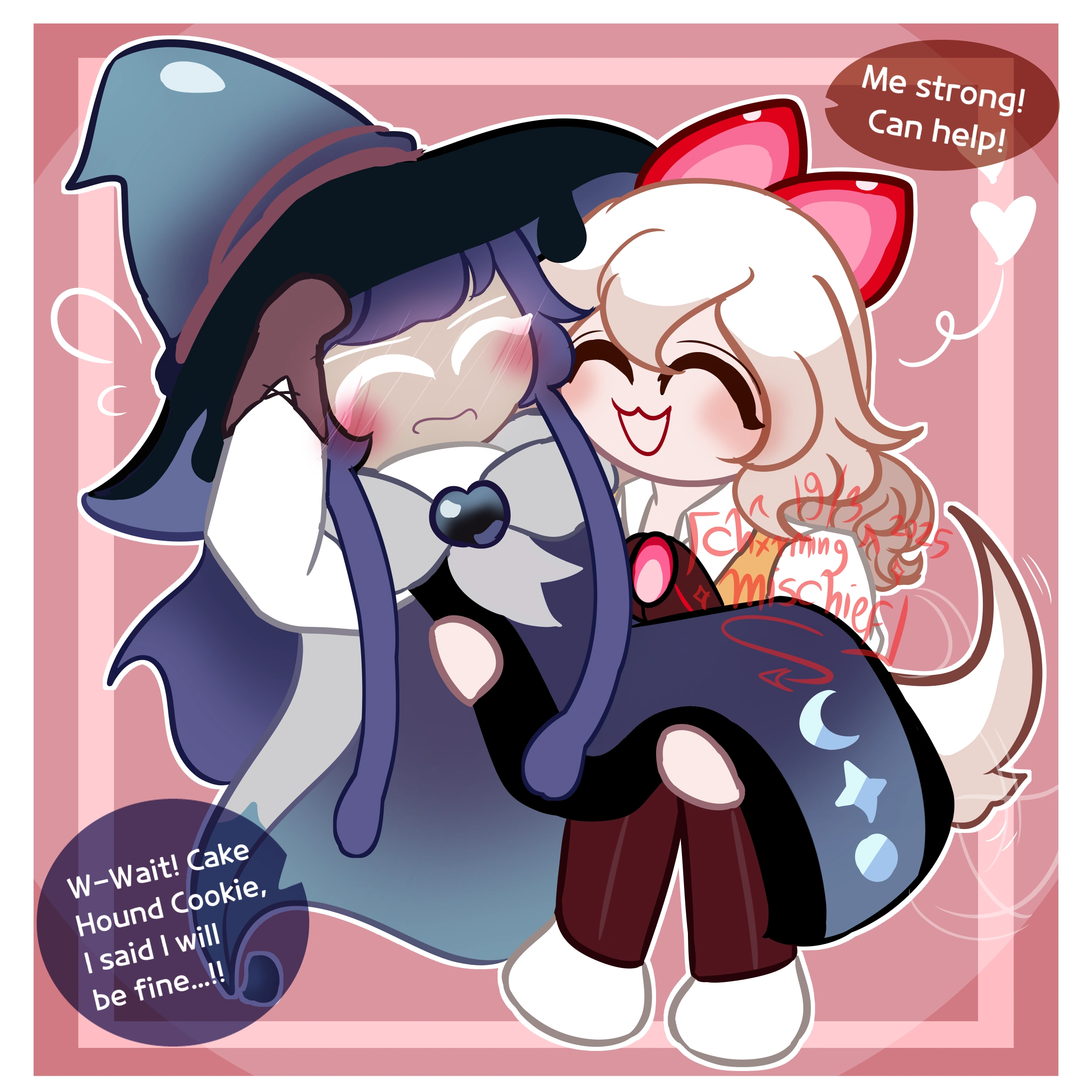 [ART : OC x Canon] - Cake Hound is strong! | Fandom