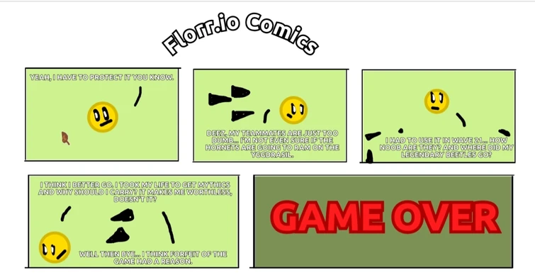 Florr.io Comic: "Thoghtful Flower to make himself rather 'useful'" | Fandom