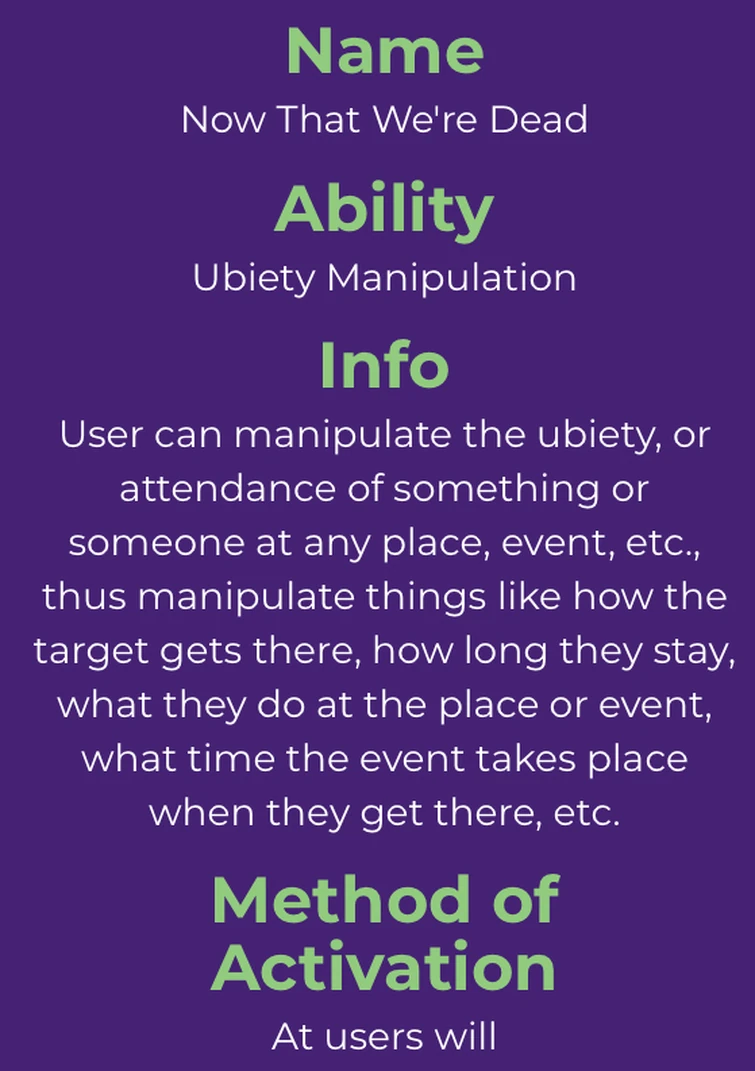 Really cool ability | Fandom