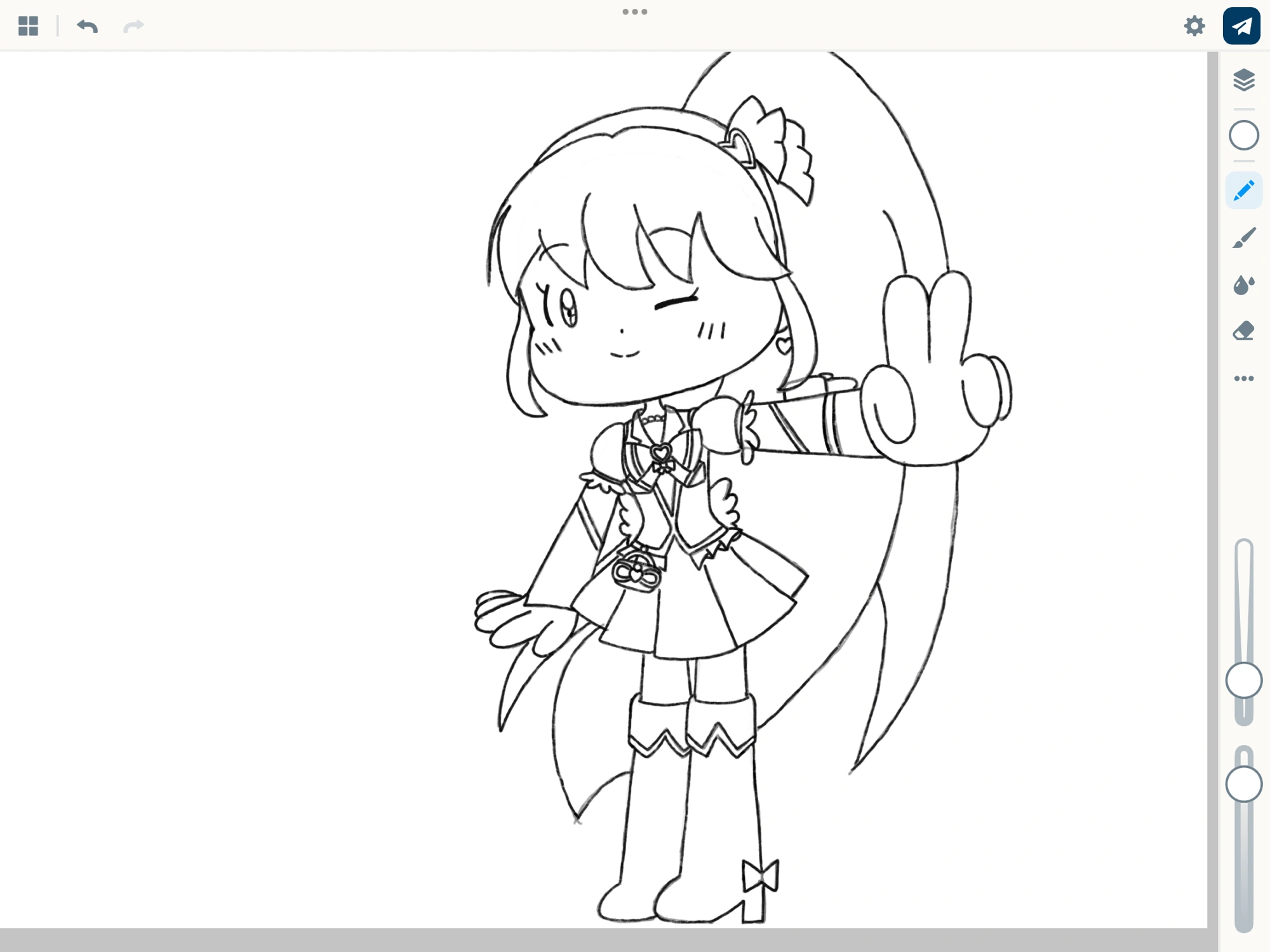 Cure Lovely In My Art Style Fandom