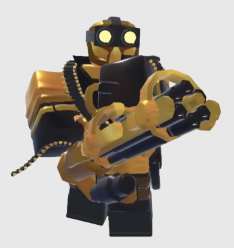 Golden Minigunner | Fandom