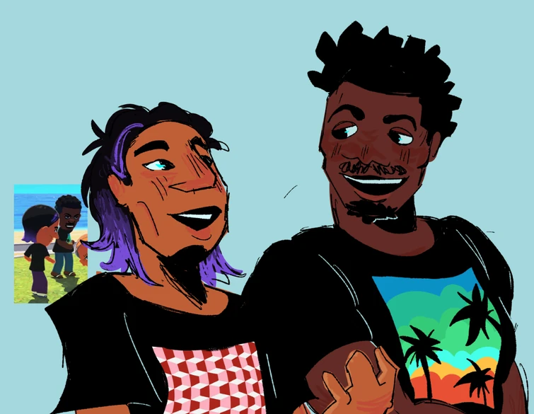 Some doodles I made of the Miis shown in the new Tomodachi Life teaser ...