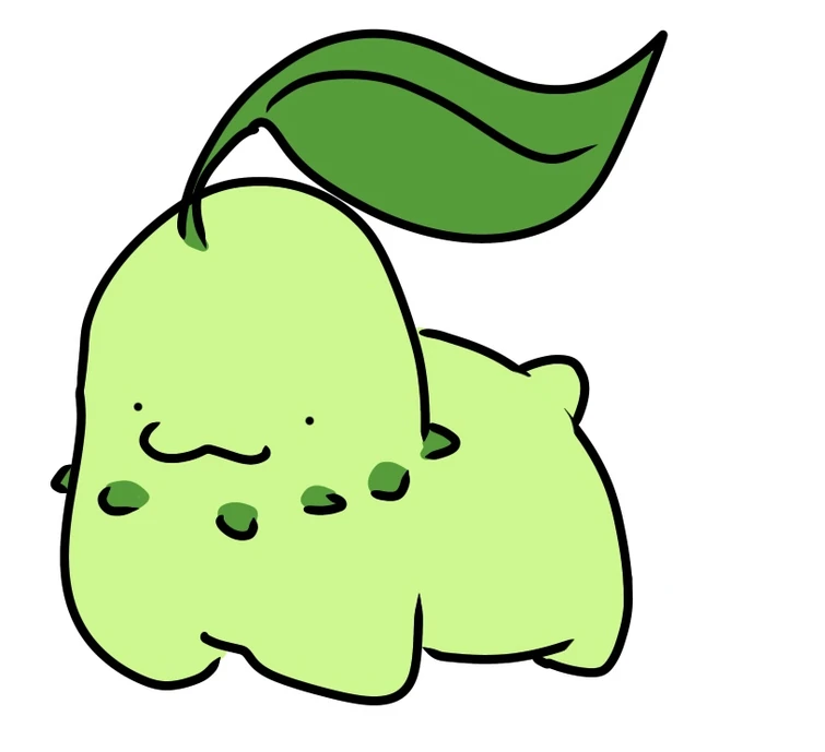 Lazily drawn chikorita | Fandom