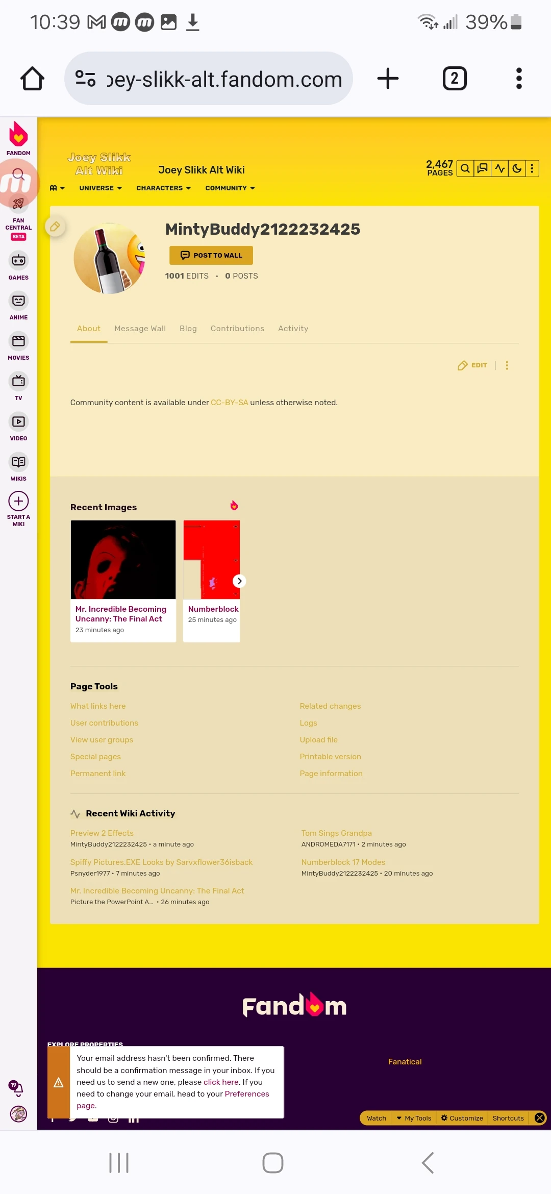 Minty has reached 1000 edits! | Fandom
