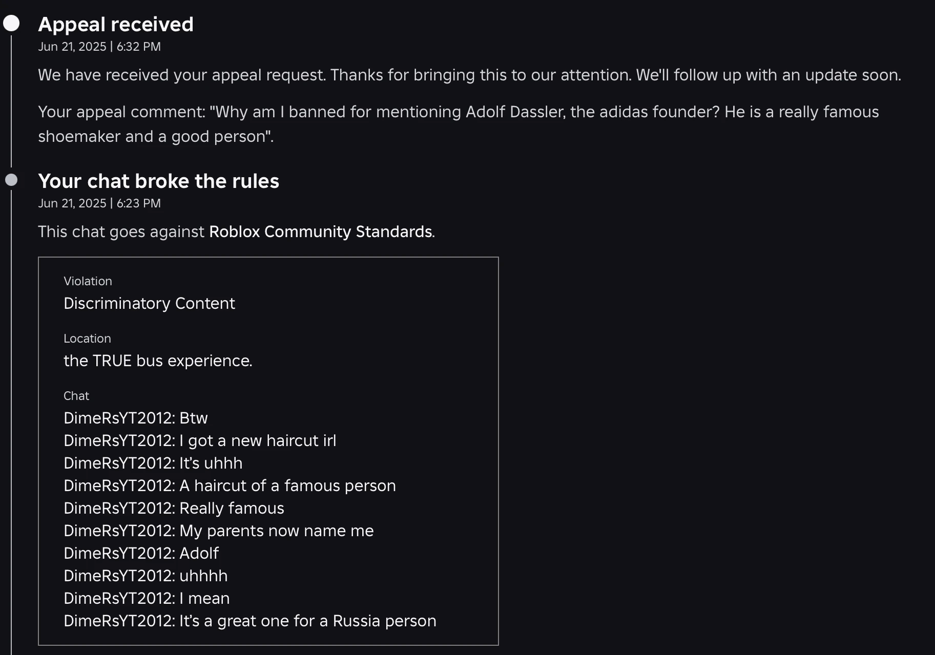 Roblox banning for no reason again | Fandom