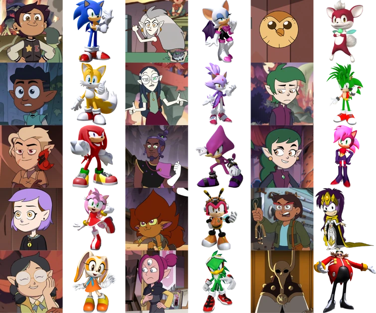 Sonic Characters as The Owl House Characters | Fandom