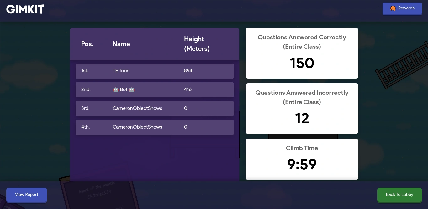 THANK YOU TO THE PEOPLE WHO PLAYED GIMKIT | Fandom