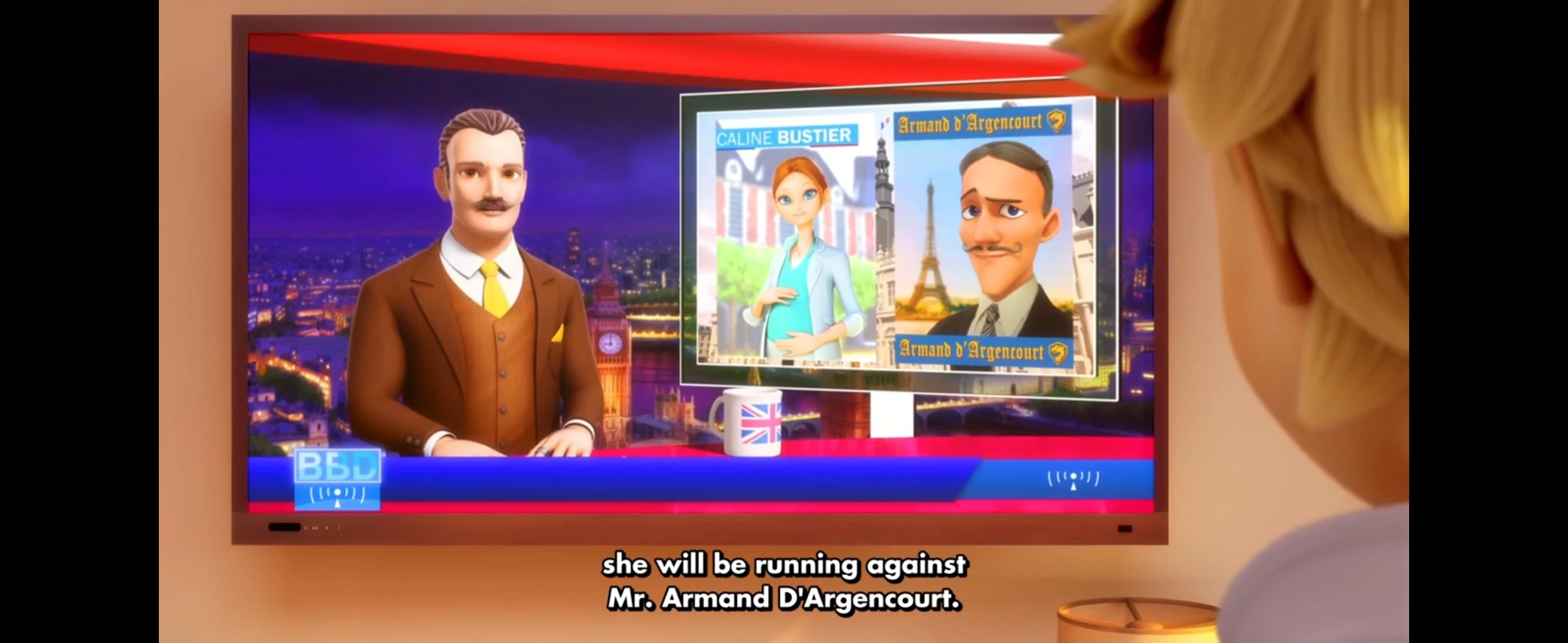 Mrs. Bustier and the fencing teacher are running for mayor, So what ...