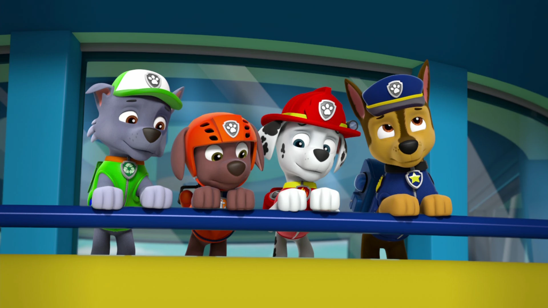 Awwwing At Four Pictures Of Rocky, Zuma, Chase, & Marshall Going "Awwww ...