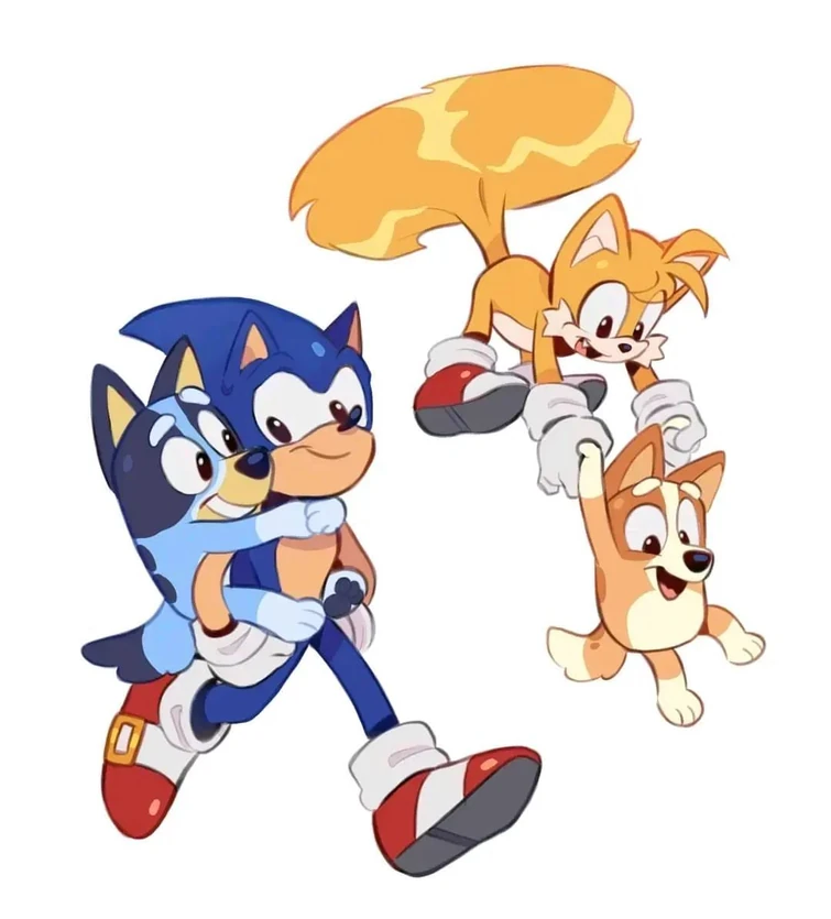 Some adorable Bluey crossover art I found! | Fandom