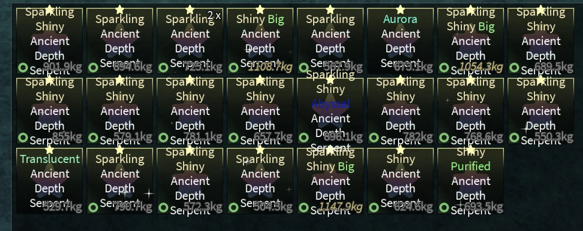 rate my ancient depth serpent collection | Fandom