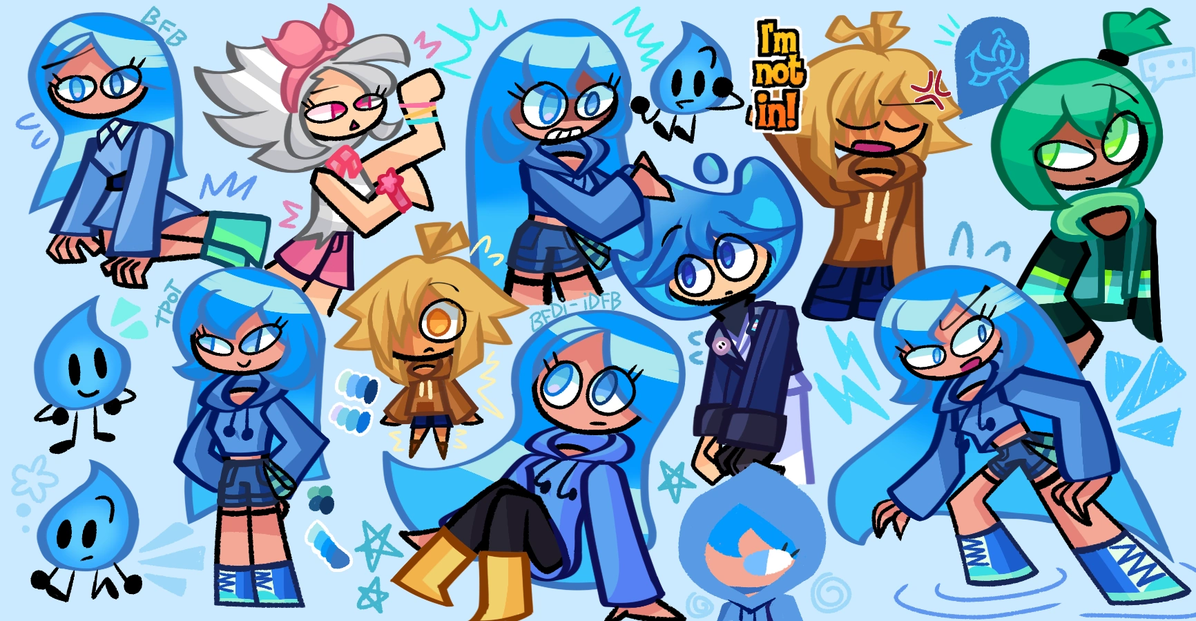 Teardrop ref (ft. with other Four characters) | Fandom