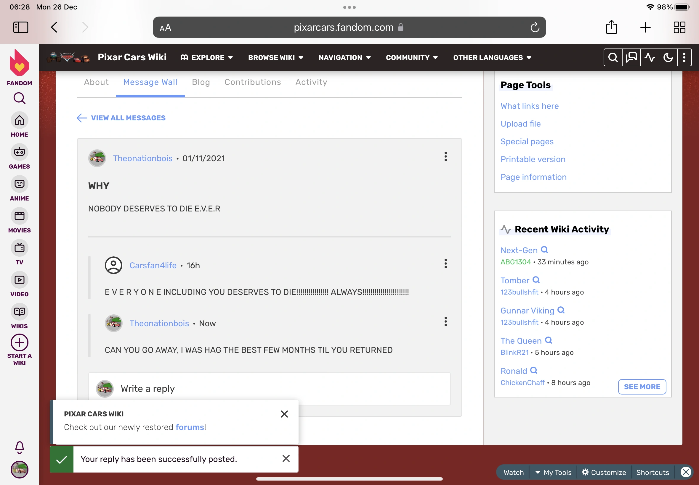 Admins, help | Fandom