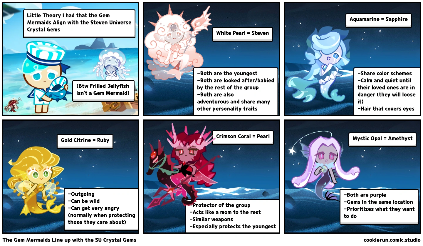 Little Idea I Had That The Gem Mermaids are Similar to the Steven ...