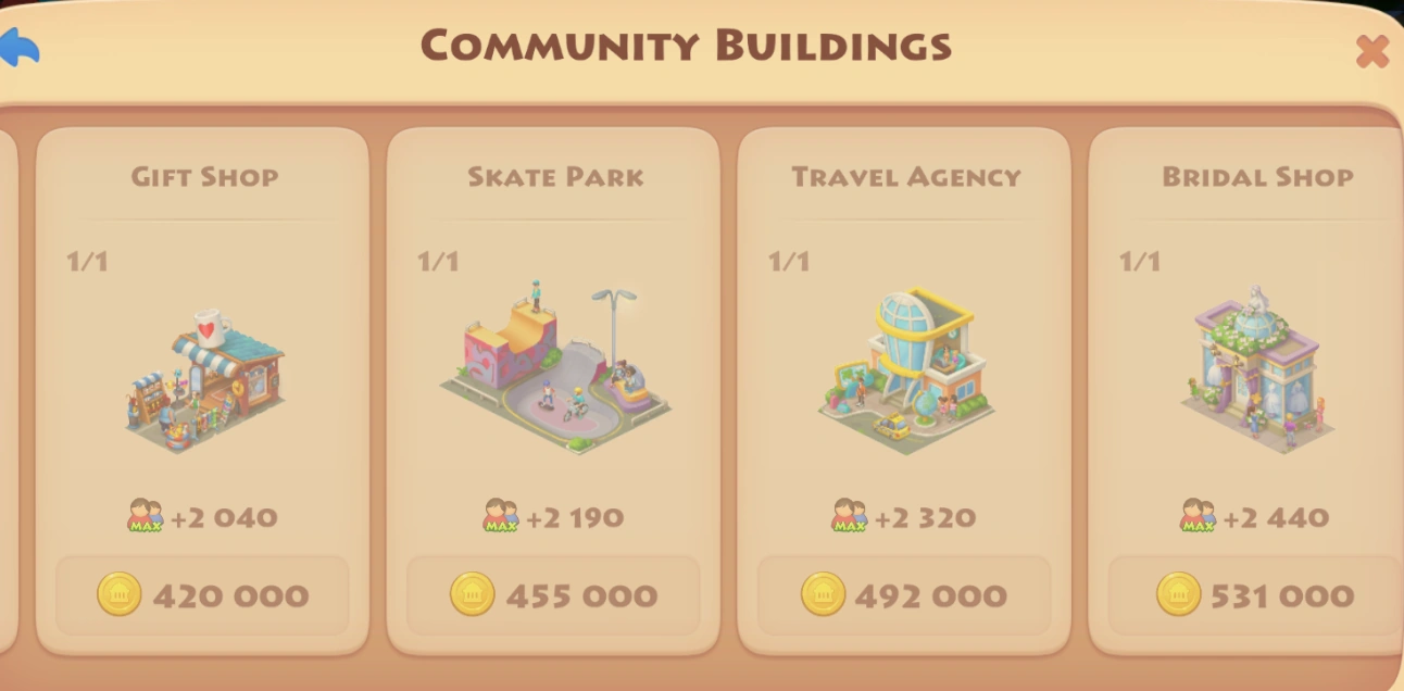 New Community Building prices | Fandom