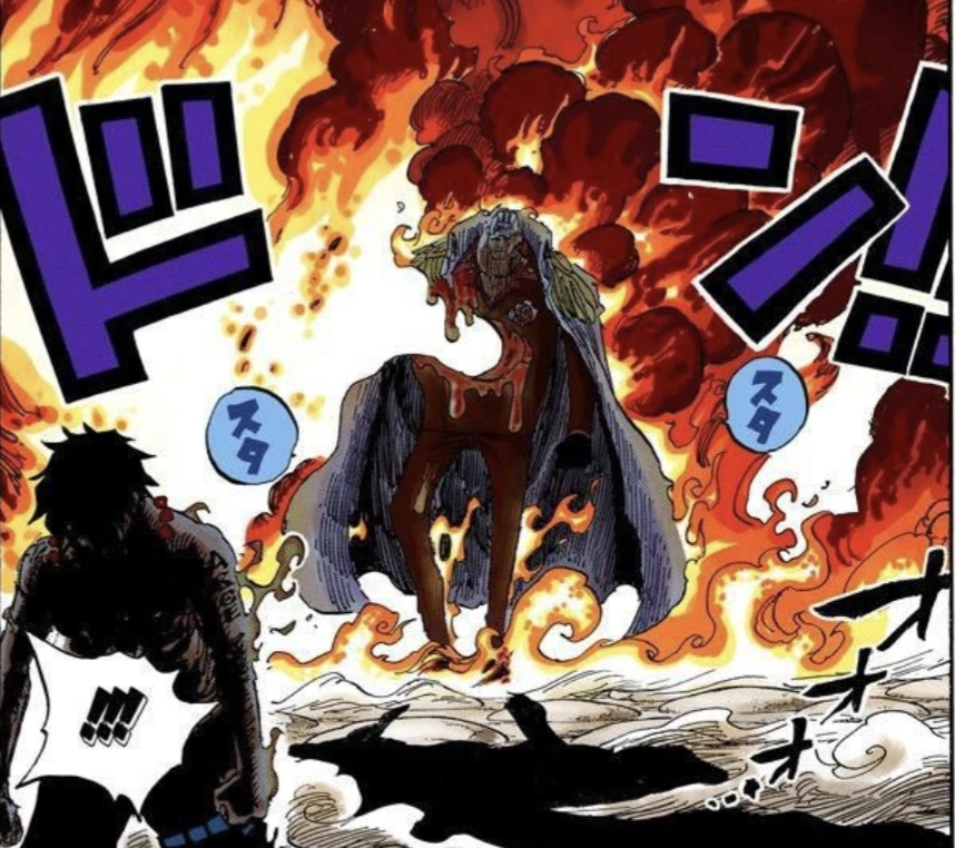 How did Akainu not get hurt by haki slash? | Fandom