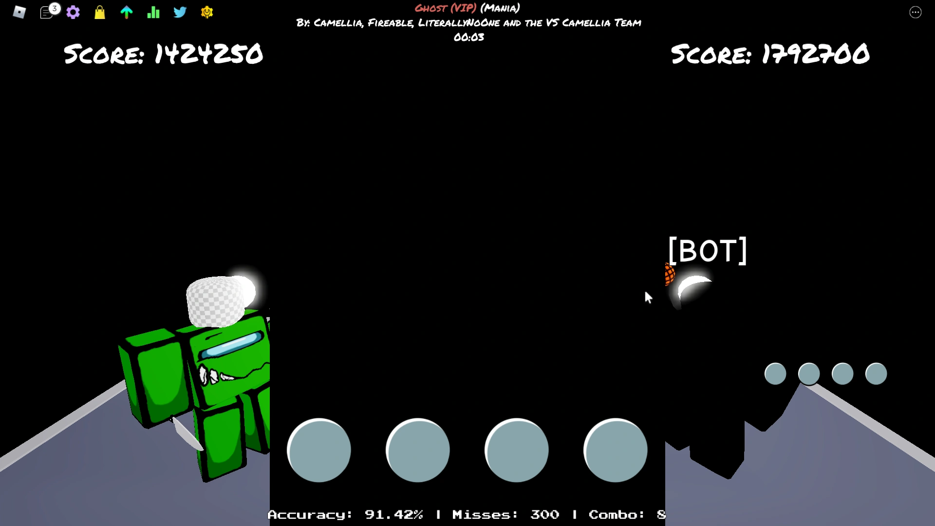 ghost vip (mania) 300 misses left side | Fandom