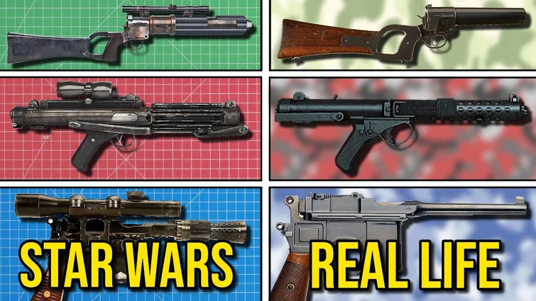Most of u know "15 Blasters Inspired By Real Life Guns-Star Wars ...