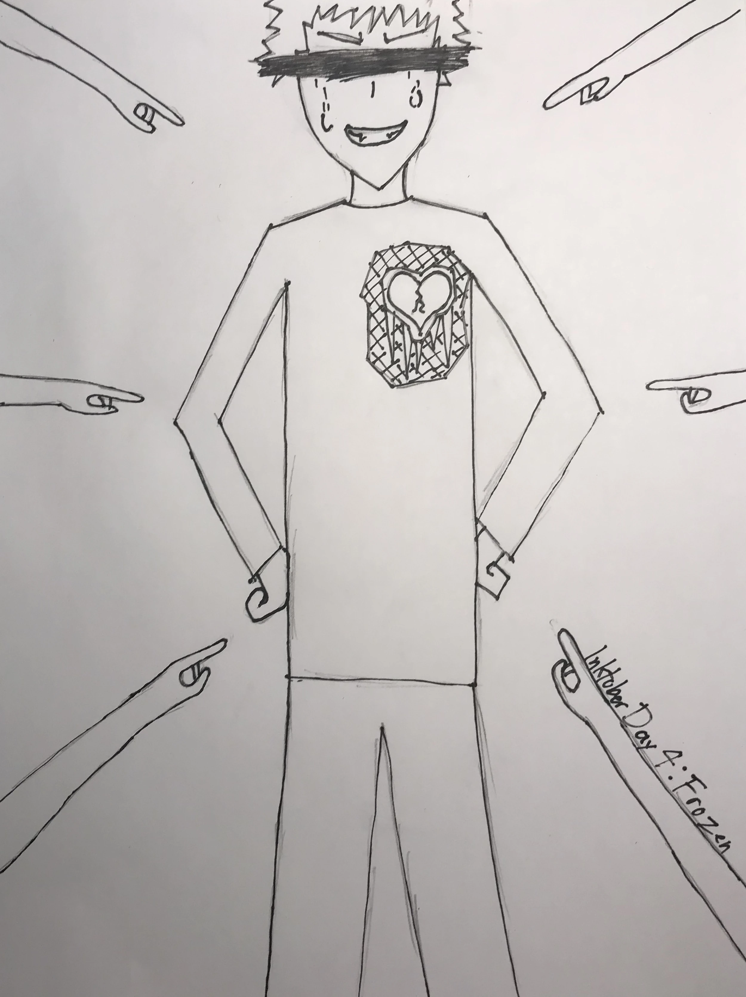 BNHA Inktober Day 4: Frozen! | Fandom