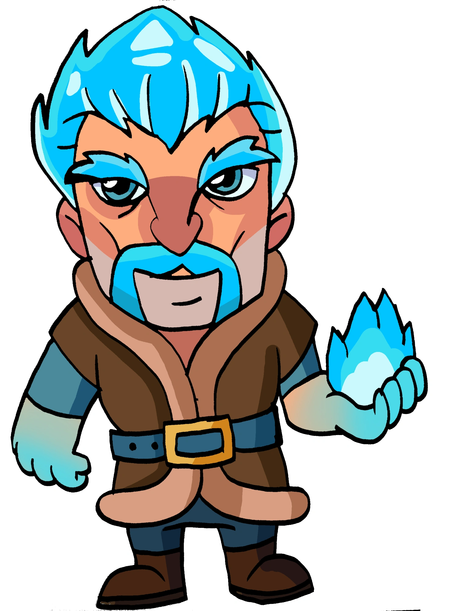 My drawing of the Ice Wizard | Fandom